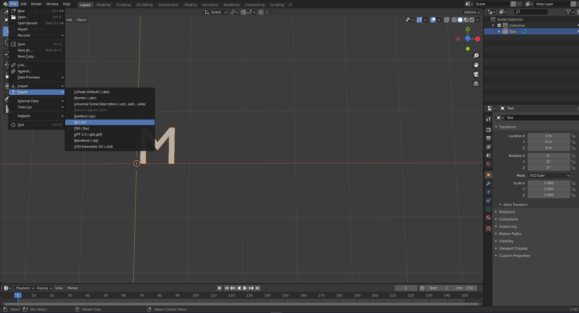 [Blender+MATLAB] 有限要素法解析を行い, グラデーションのついた文字を作る!! #FEM - Qiita
