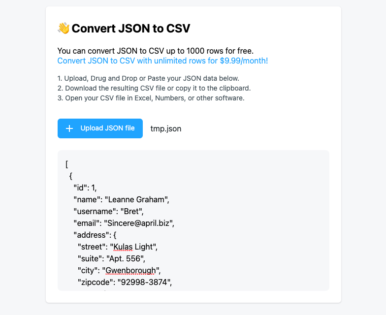 JSONをCSVに変換する方法 #JSON - Qiita
