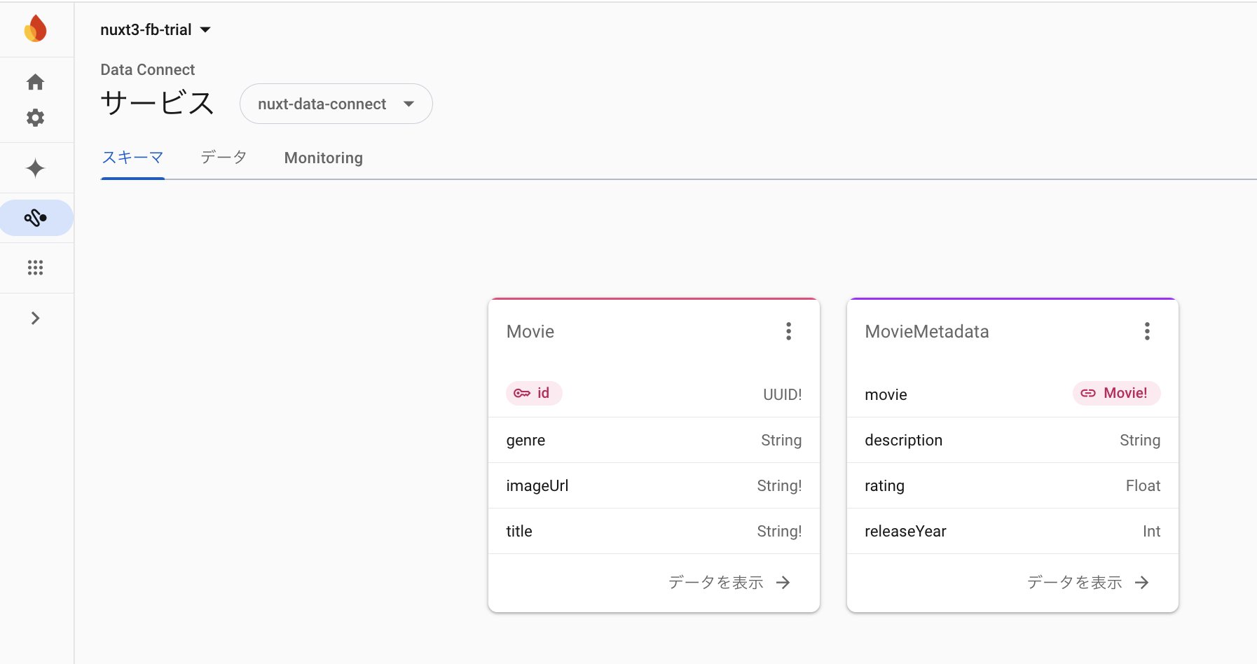 「Firebase Data Connectを使ってみる」をやってみる！ #Nuxt - Qiita