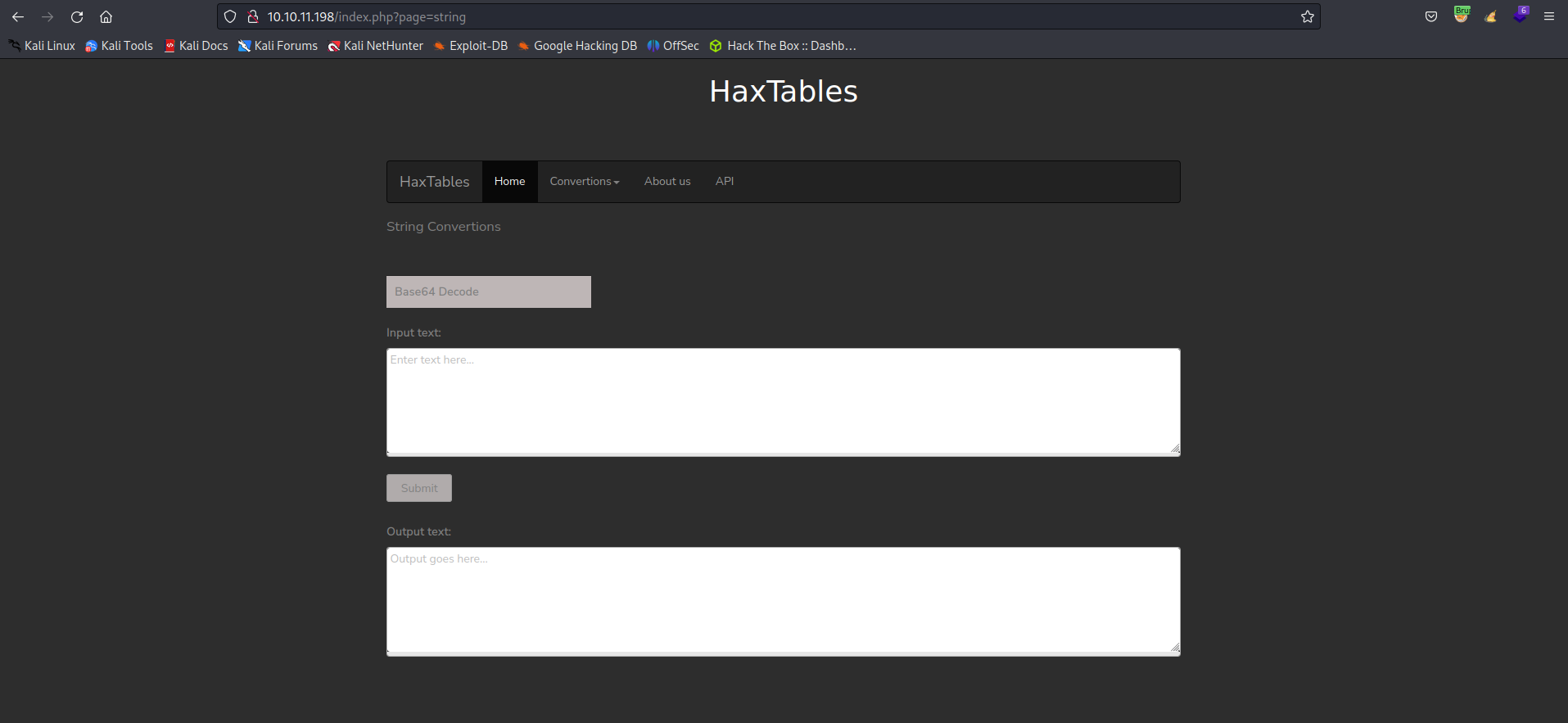 HackTheBox Encoding WriteUp #初心者 - Qiita