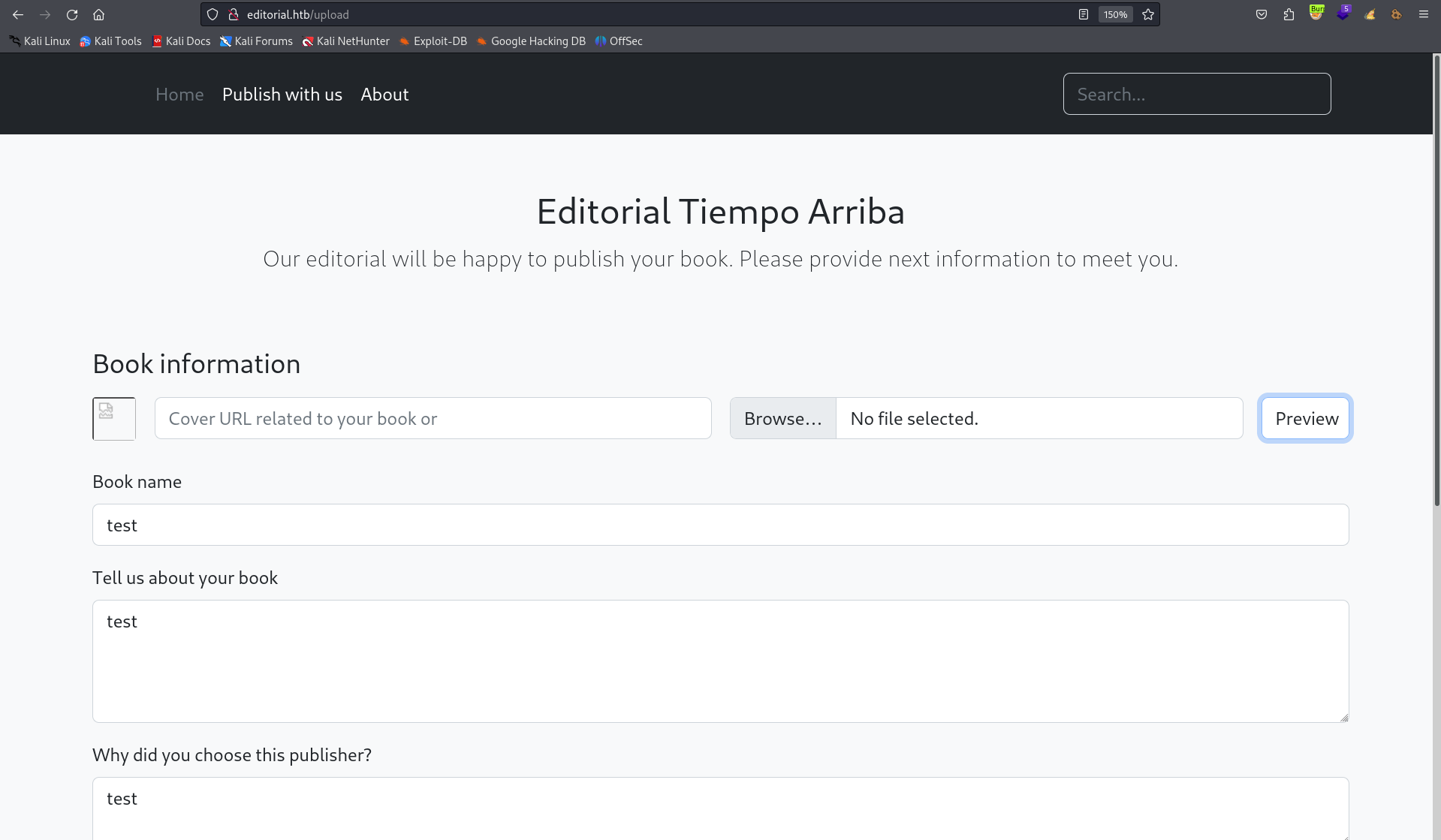 HackTheBox Editorial WriteUp #初心者 - Qiita