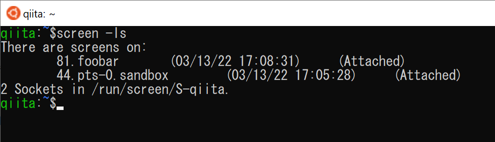 GNU Screenコマンドをつかってみる #screen - Qiita