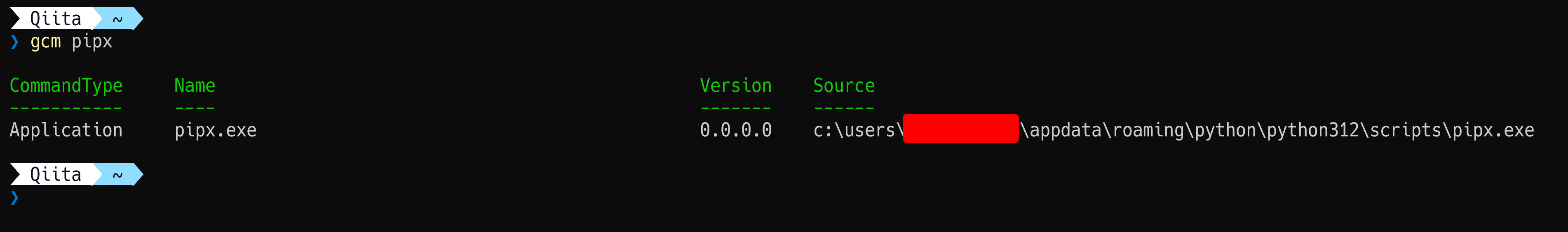 WindowsにpipxをインストールしてPythonアプリを管理してみる #Python - Qiita
