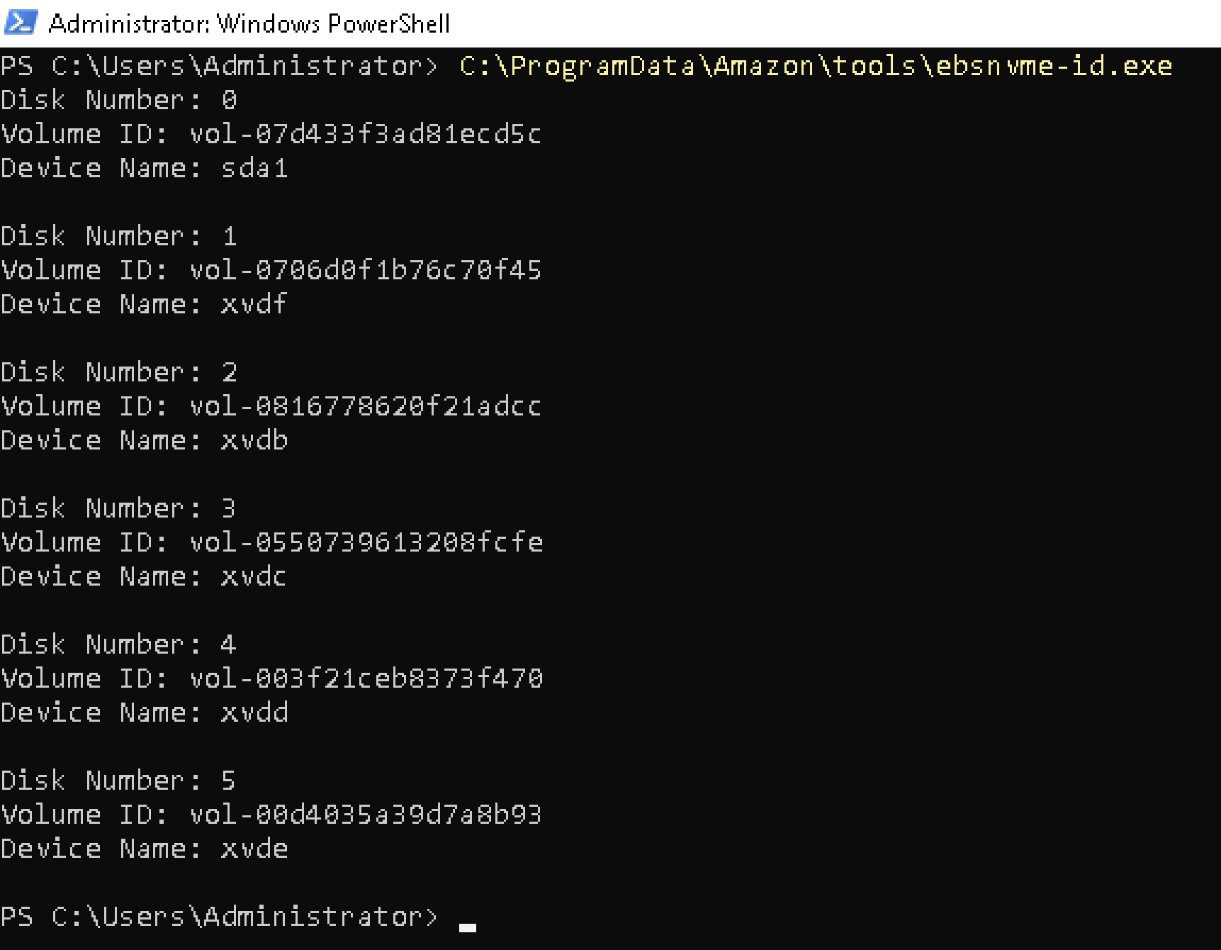 EC2上のWindowsサーバーでディスクとEBSボリュームのマッピングについて #ebs - Qiita