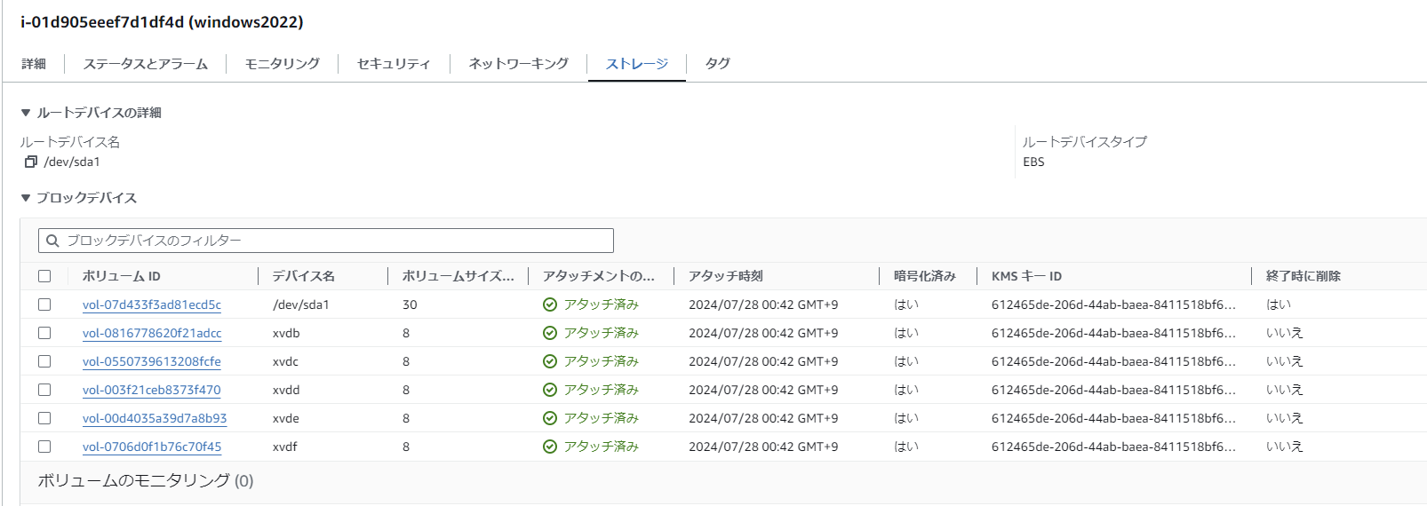 EC2上のWindowsサーバーでディスクとEBSボリュームのマッピングについて #ebs - Qiita