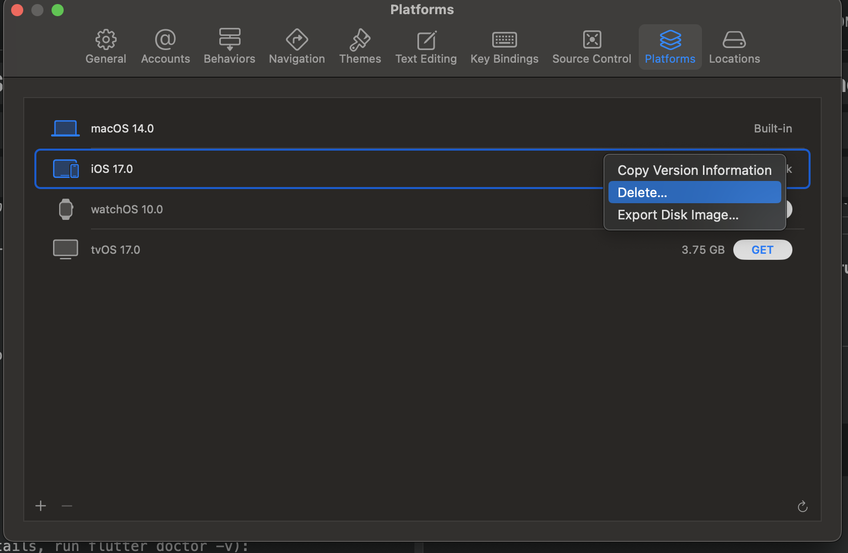 【flutter】xcode 15でios 17のシュミレーターが起動しないunable To Get List Of Installed Simulator Runtimes Ios