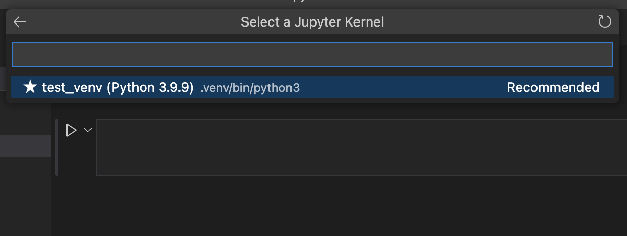 [VSCode] venvで作成した仮想環境がkernel一覧に表示されないときの対処法 #Python - Qiita