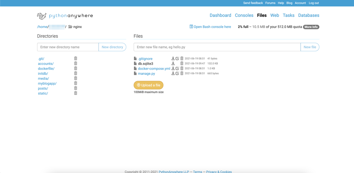 初心者向け Pythonanywhereを使ってみよう（2023/09/09色々追加あり） #Django - Qiita