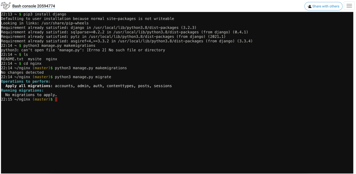 初心者向け Pythonanywhereを使ってみよう（2023/09/09色々追加あり） #Django - Qiita