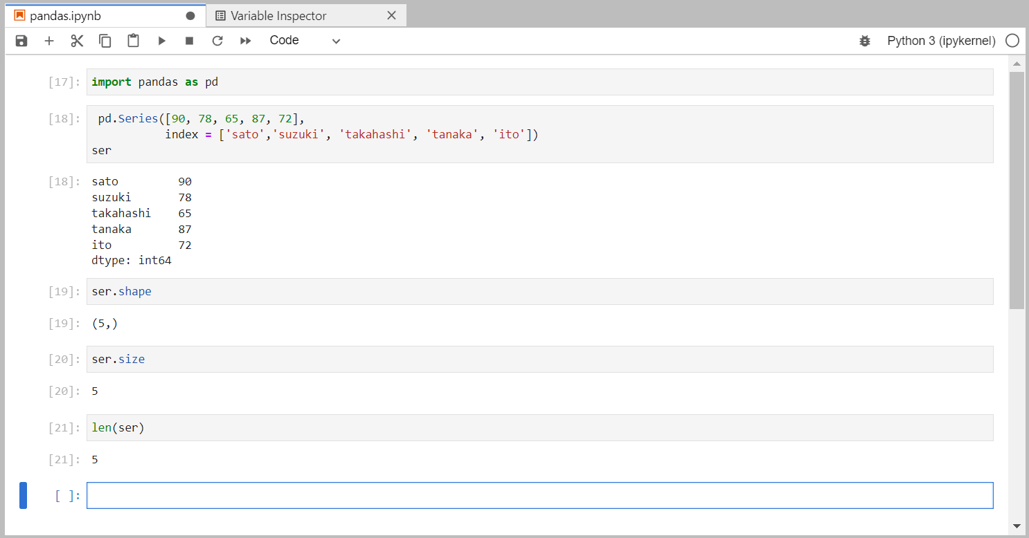 Python Pandas基礎① -DataFrameとSeries- #Python - Qiita