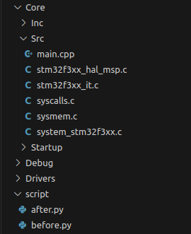 CubeIDE(CubeMX)でmain.cppを生成する #STM32 - Qiita