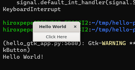 Python で Ubuntu で GTK で GNOME ウインドウで Hello World する #gnome - Qiita