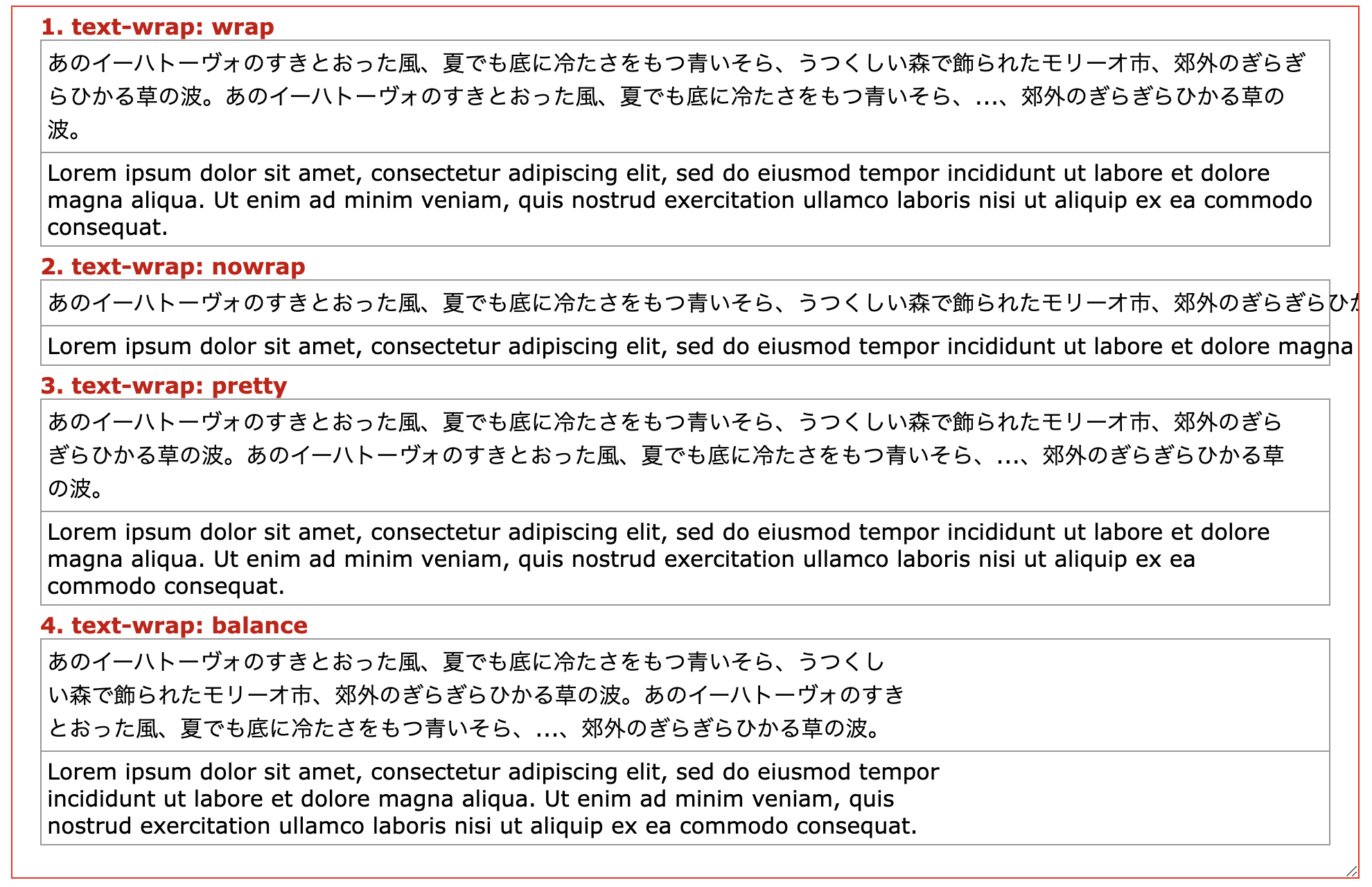 text-wrap と white-space プロパティが CSS Text Module Level 4 でどうなっているか #CSS - Qiita