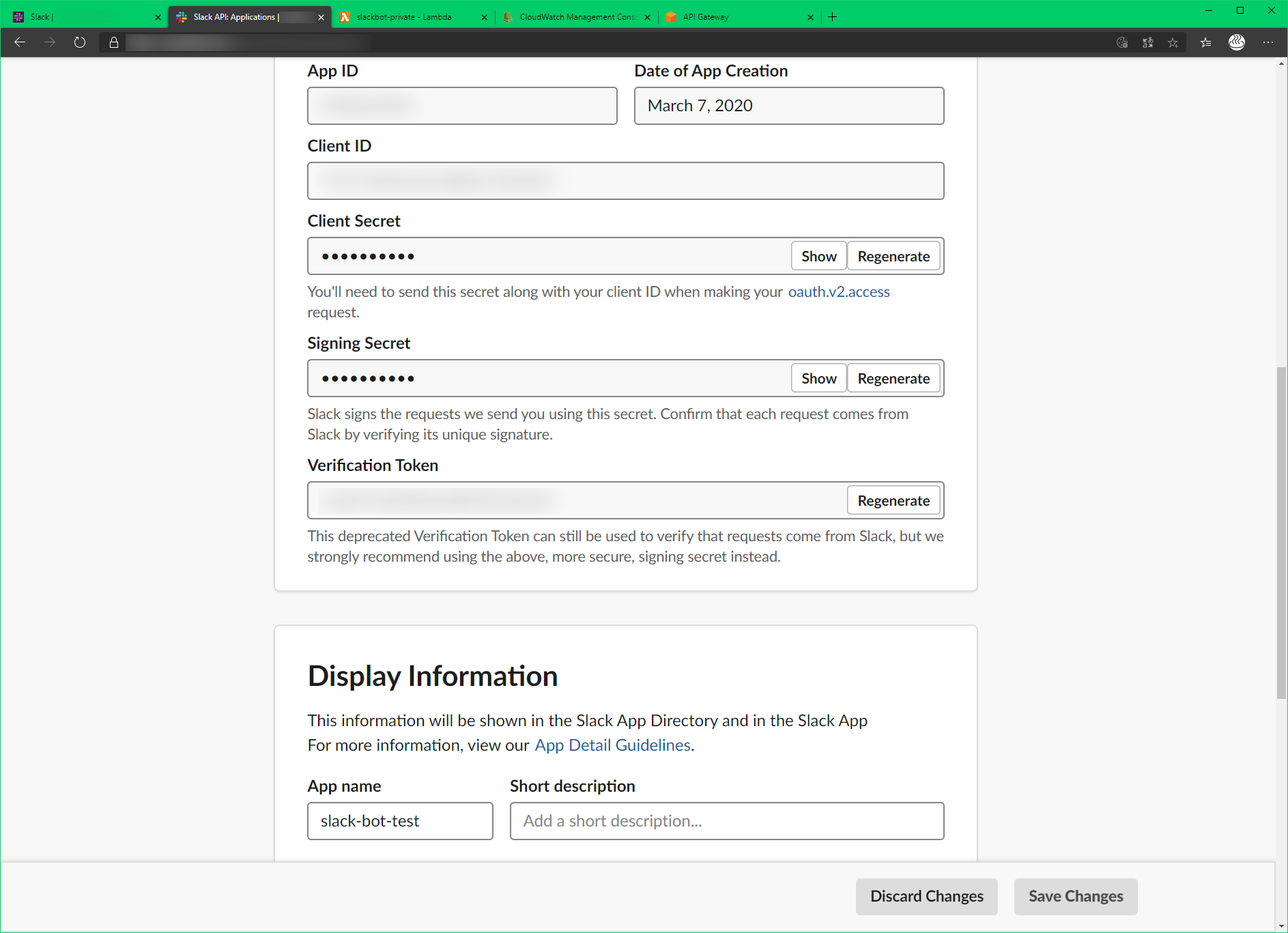 Slack の bot を自作する（AWS Lambda + API Gateway） #APIGateway - Qiita