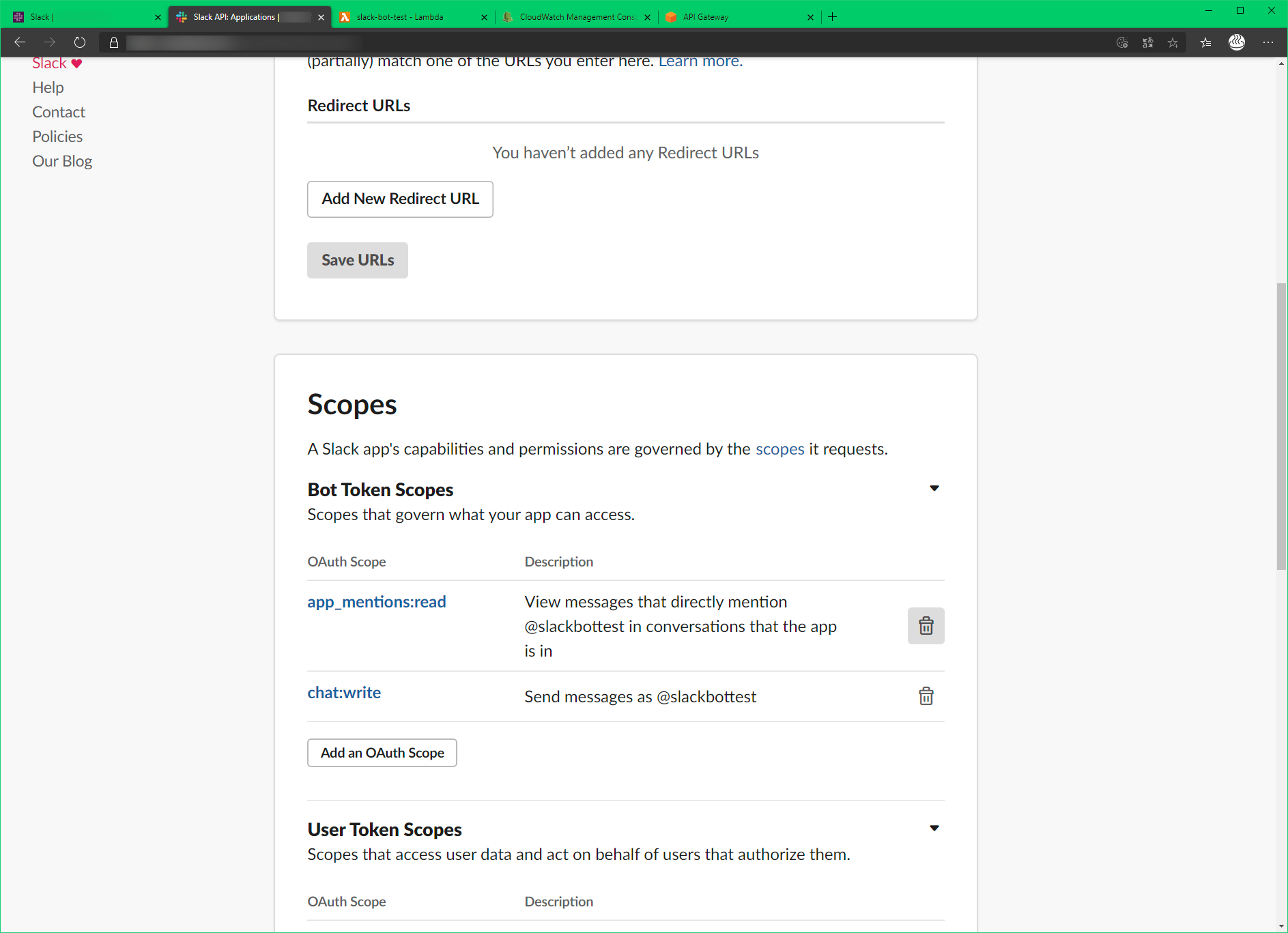 Slack の bot を自作する（AWS Lambda + API Gateway） #APIGateway - Qiita