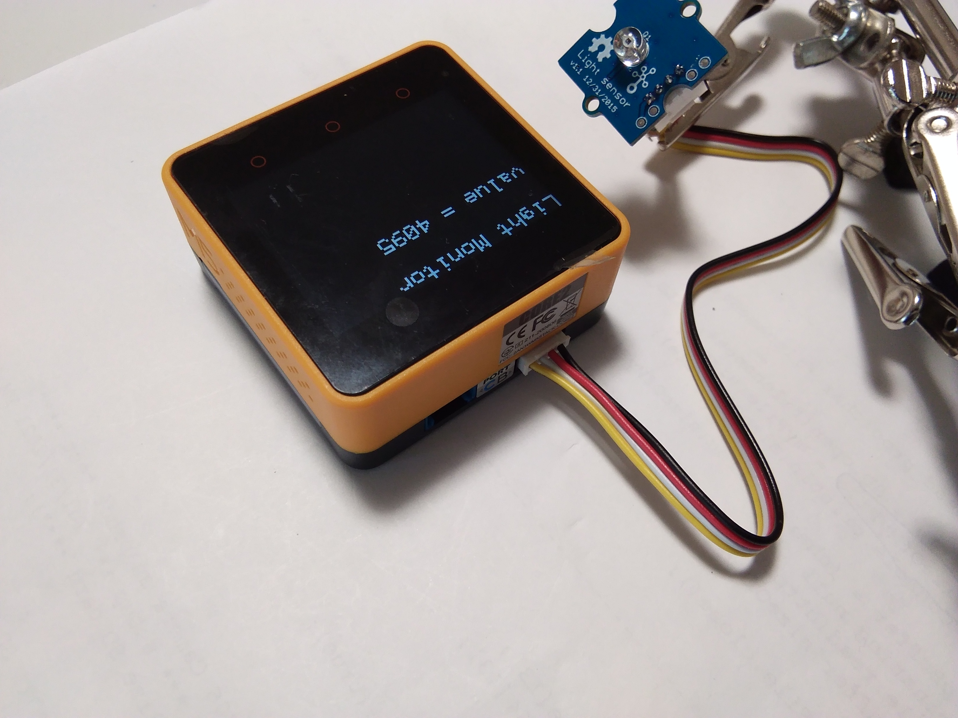 M5Stack Core2: 照度センサーを使う #M5stackCore2 - Qiita