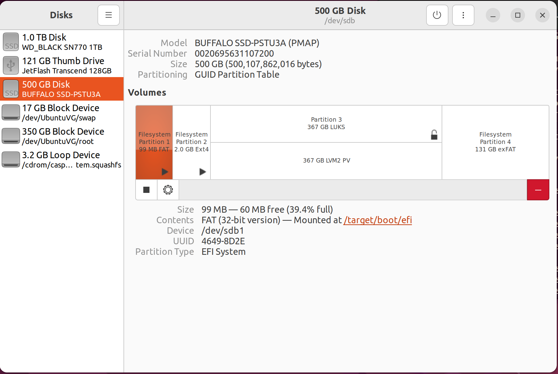 Secure Boot有効かつ暗号化したUbuntuのUSBを作成し、（ほぼ）どんなPCでもセキュアにUbuntuを使うようにする #lvm - Qiita