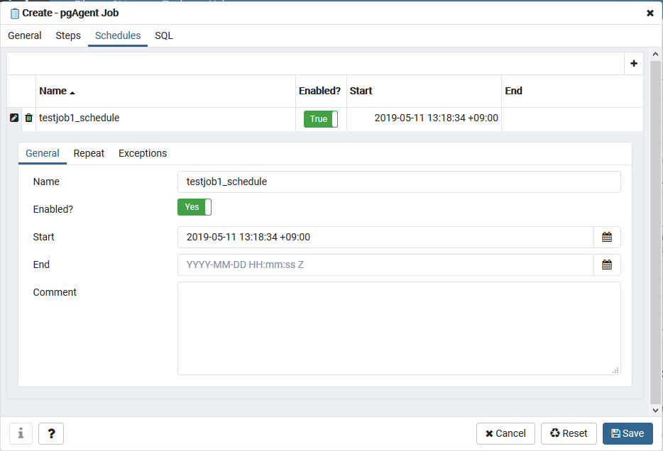 PostgreSQL11でジョブを実行、管理するpgAgentを設定してみた #PostgreSQL - Qiita