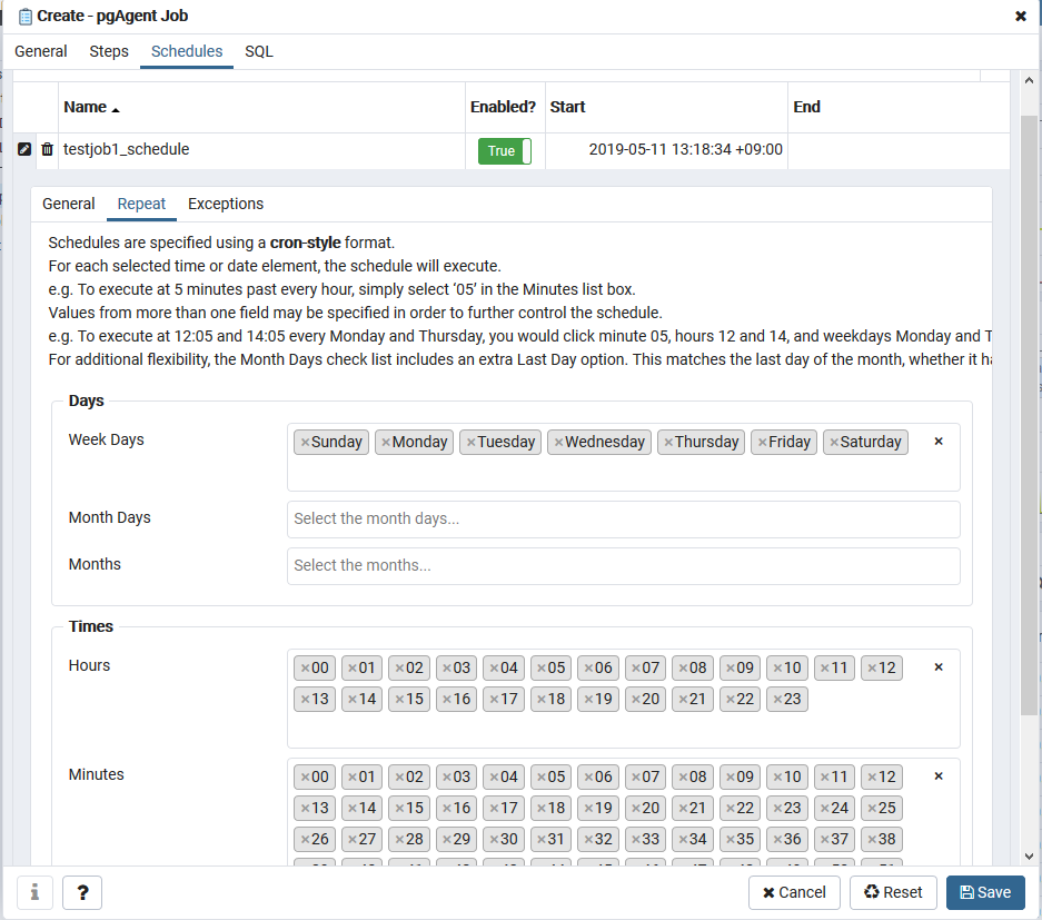 PostgreSQL11でジョブを実行、管理するpgAgentを設定してみた #PostgreSQL - Qiita