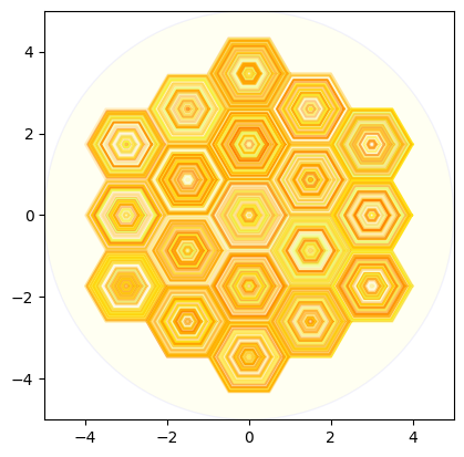PythonとShapelyで描く動的な六角形のGenerative Art #matplotlib - Qiita