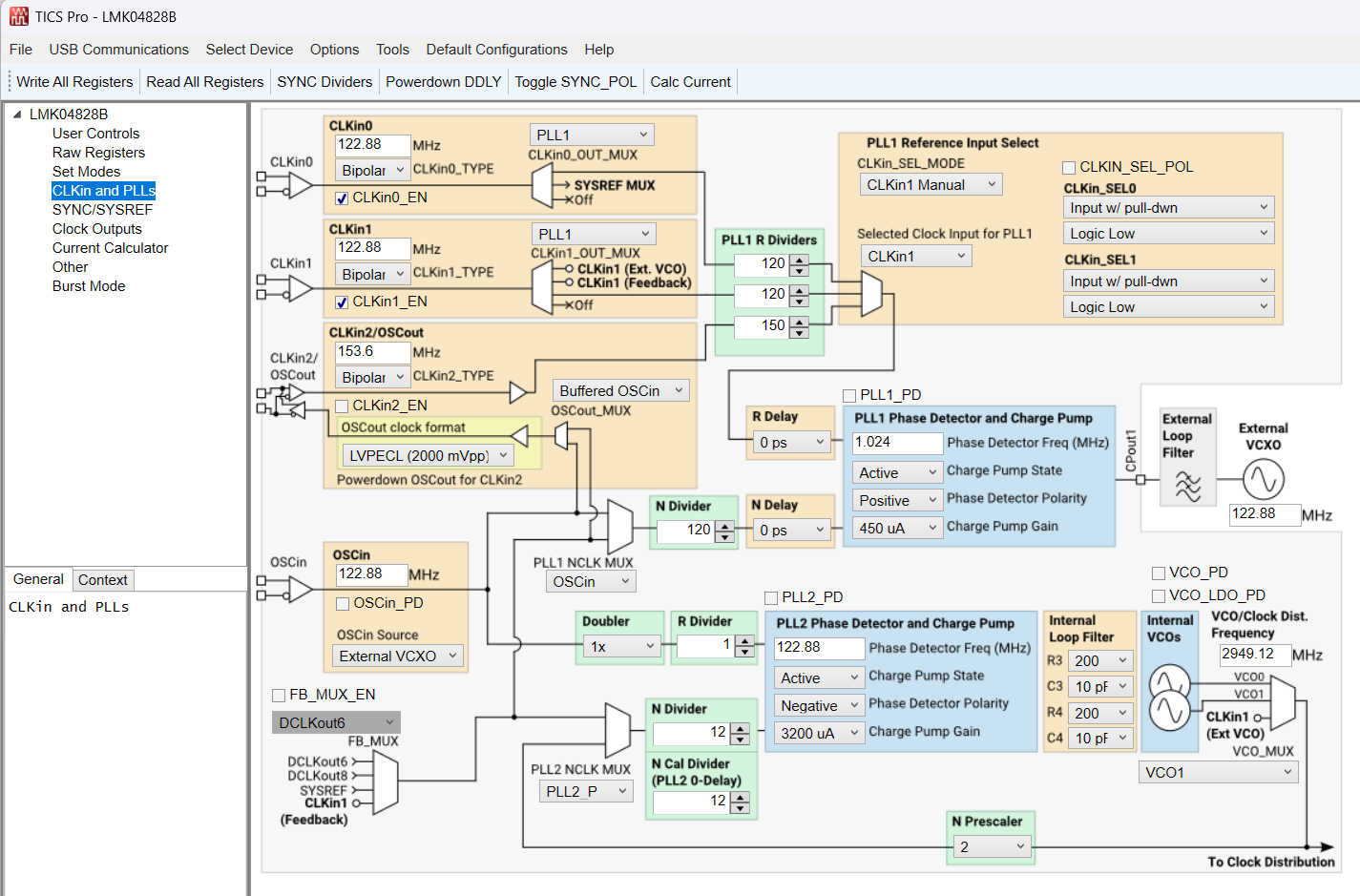 RFSoC 4x2のクロック設定をTICS Proで変更する方法 #FPGA - Qiita