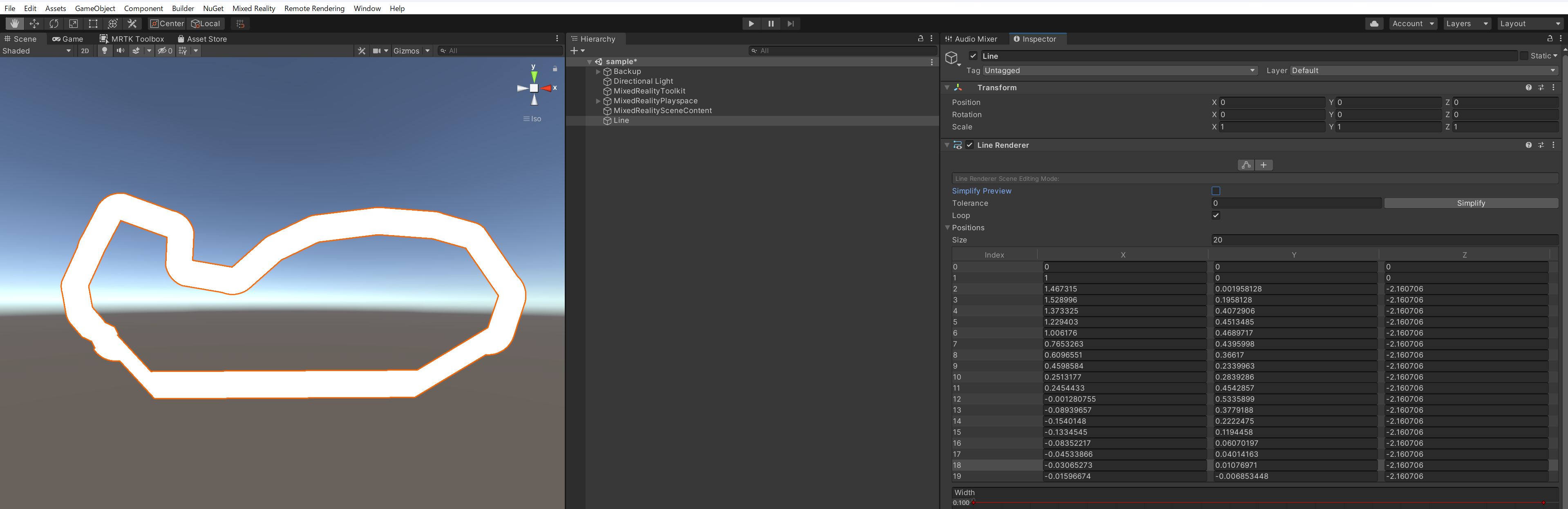 [MR Dev Tips #13] Unity Line Renderer を使って引いた線を加工する #HoloLens - Qiita
