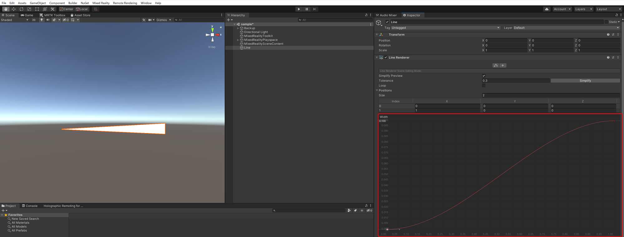 [MR Dev Tips #13] Unity Line Renderer を使って引いた線を加工する #HoloLens - Qiita