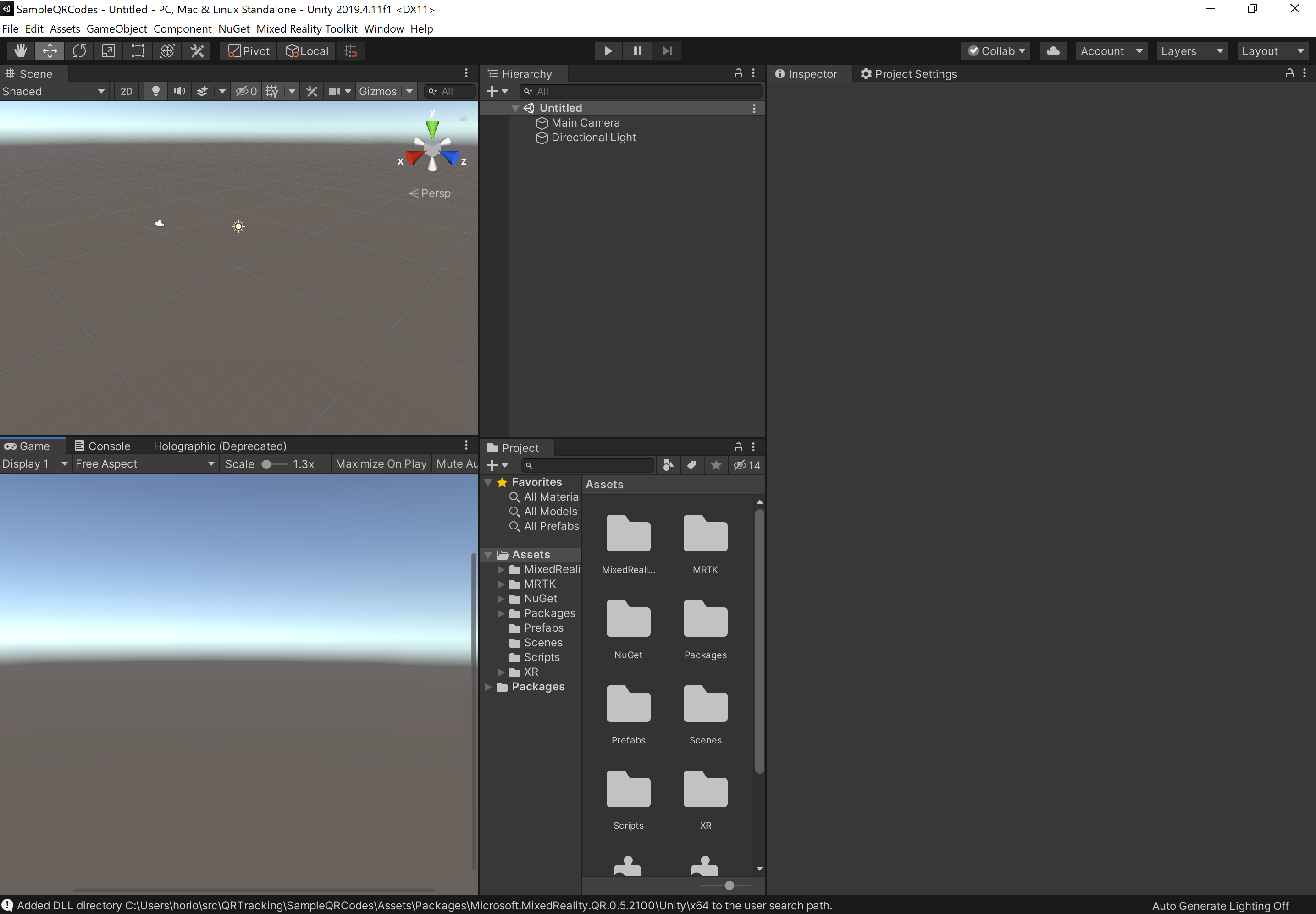 HoloLens 2 QRコードトラッキング (追跡) サンプルを試してみる 【 Unity 】 #QRcode - Qiita