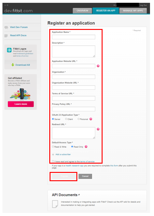 Fitbitのアクセストークンを取得する #fitbit - Qiita