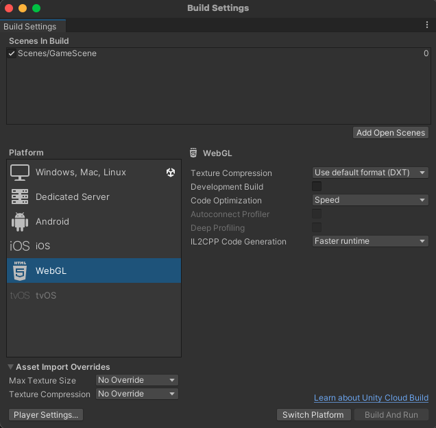 [Unity]GitHub Pagesで手軽にスマホゲームを公開する #WebGL - Qiita