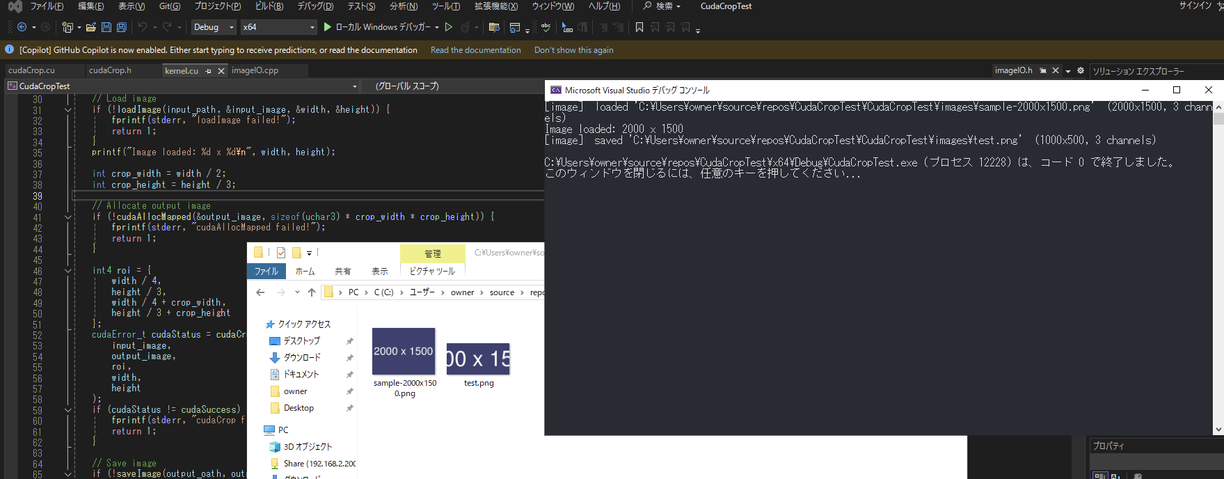 WindowsにCUDAを導入して画像を切り抜く #C++ - Qiita