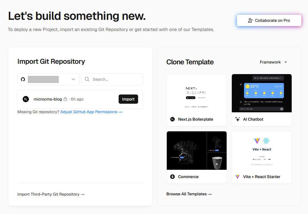 【初心者】いまさら microCMS に入門する #Vercel - Qiita