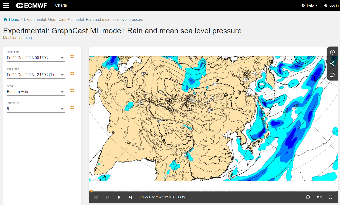 気象予報AI「GraphCast」の予報が見れるサイトを紹介する #気象データ - Qiita