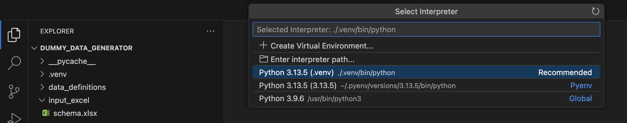 VSCodeに仮想環境を認識させる #VSCode - Qiita