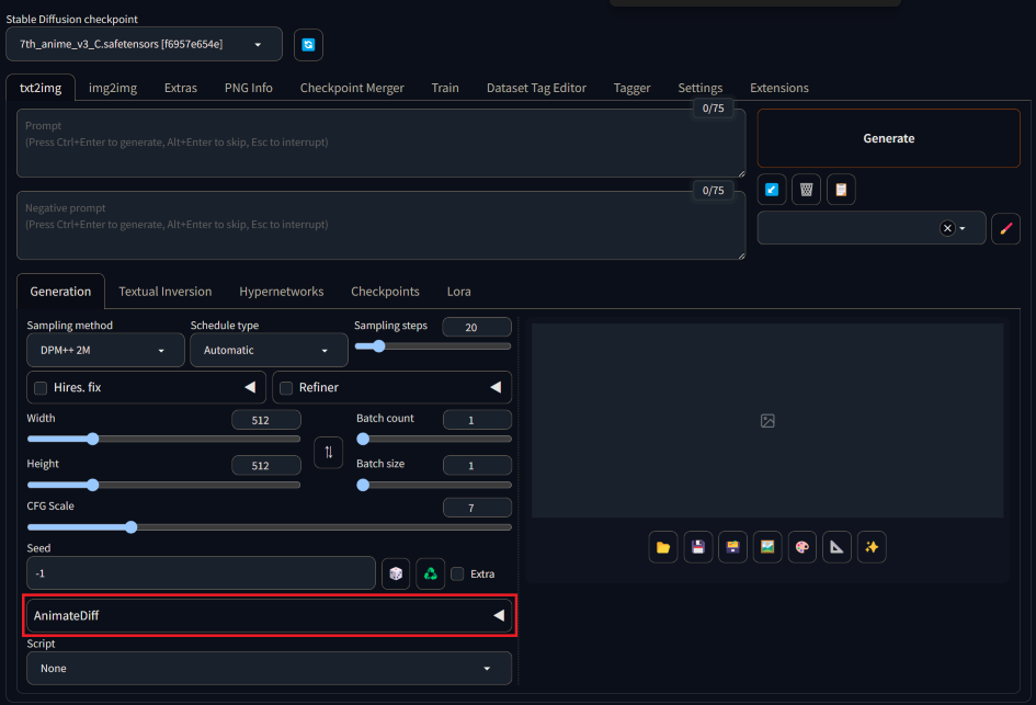 Stable Diffusion Web UI + AnimateDiff をローカルで動かしてみた #Python - Qiita