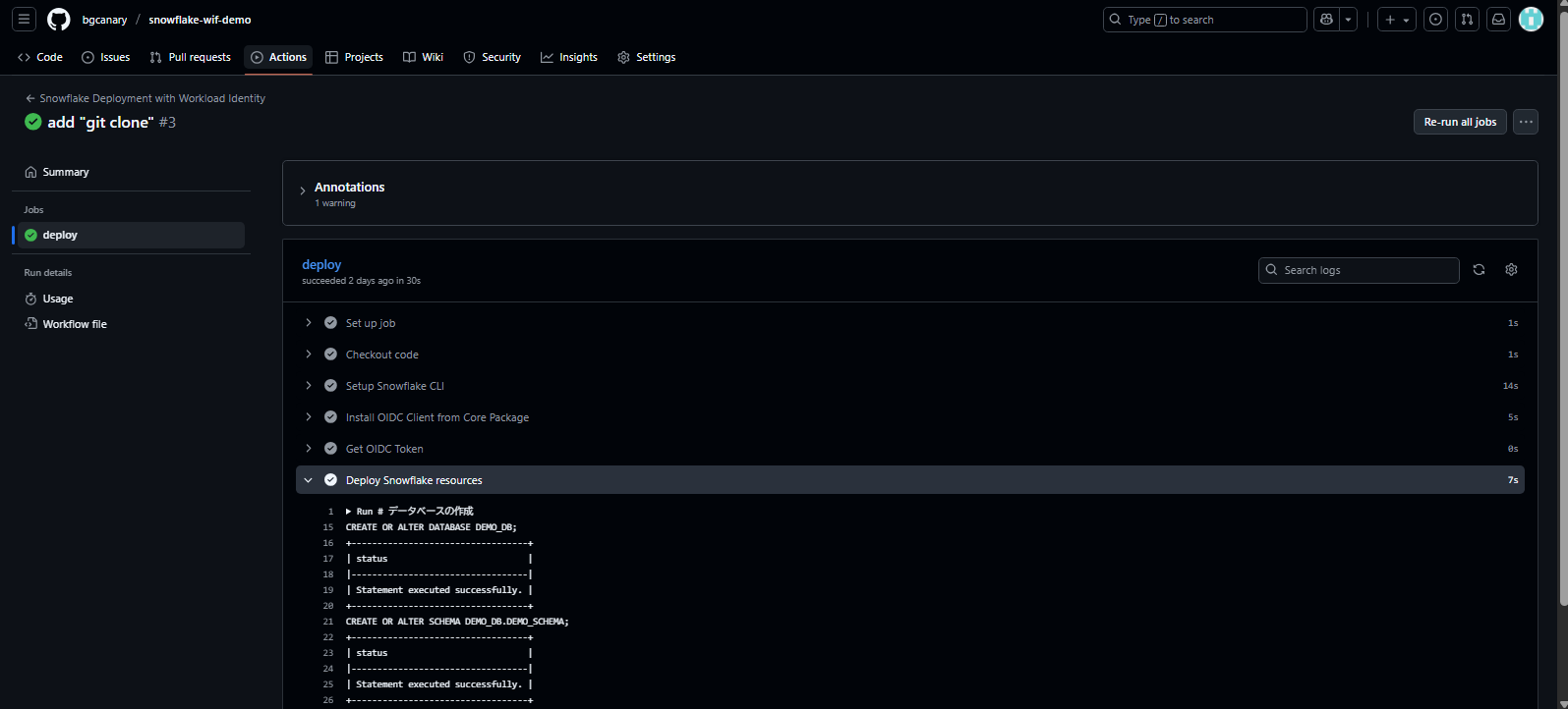 SnowflakeへWorkload Identity Federation(OIDC)で認証する #GitHubActions - Qiita