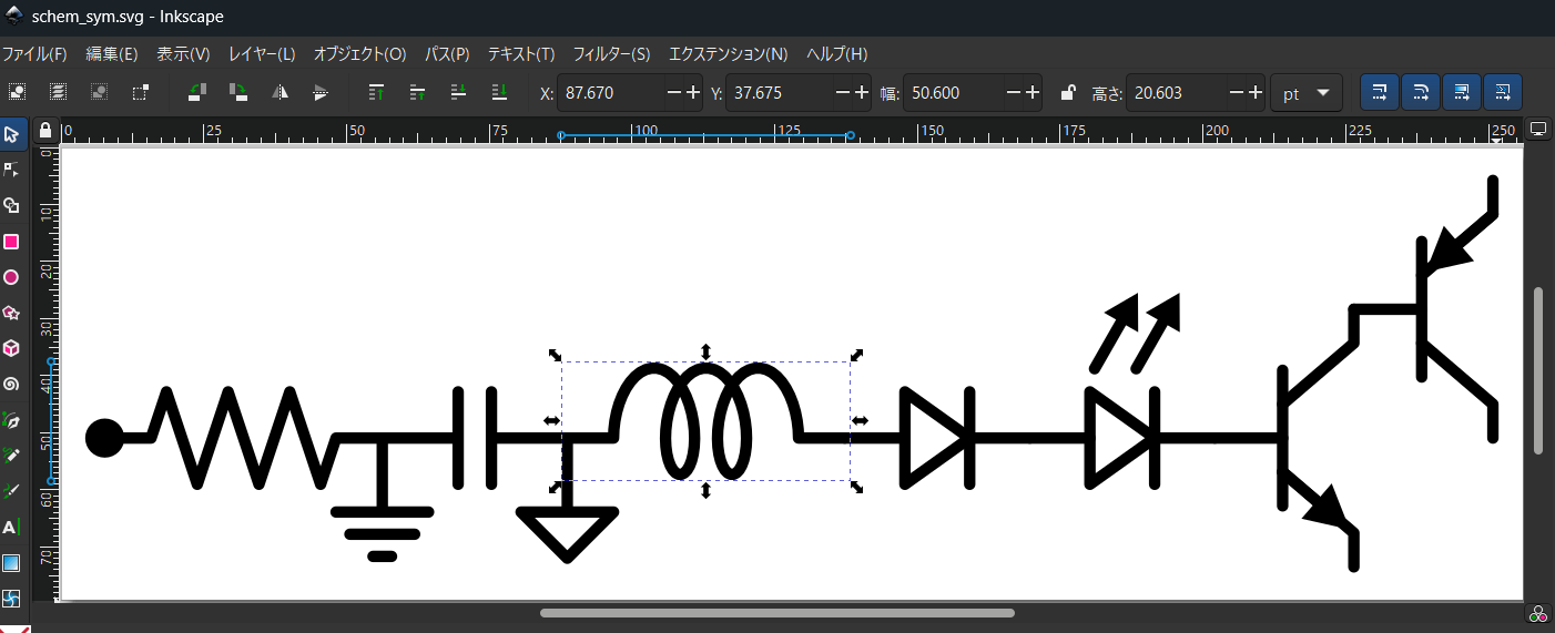 Excelで使える回路図シンボルを簡単に Python + schemdraw で用意する #Word - Qiita