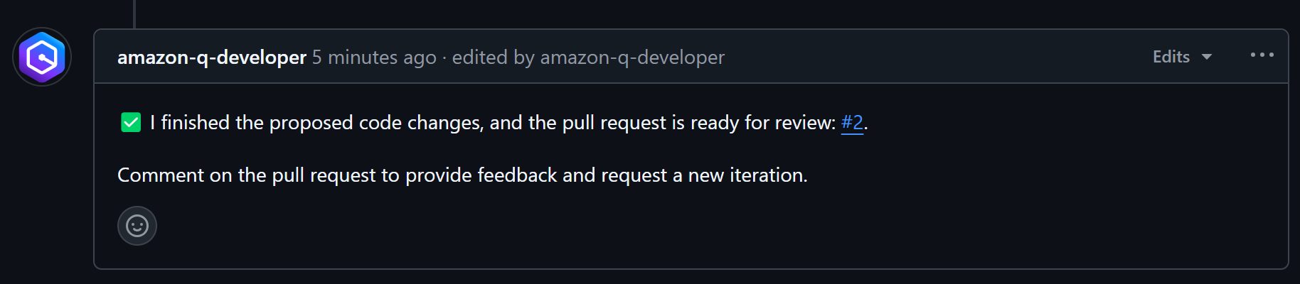 【AWS】GitHubとAmazonQDeveloperが統合されたから試してみた【AmazonQ】 #AmazonQDveloper - Qiita