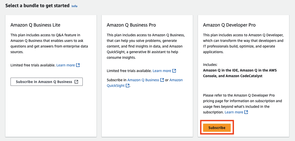 Amazon Q Dveloper Proを単一AWSアカウント環境で契約する #AmazonQDveloper - Qiita