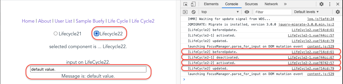 Vuejs ライフサイクルをみる 動的コンポーネントと Activate Deactivate Errorcaptured Vuejs Qiita 8882