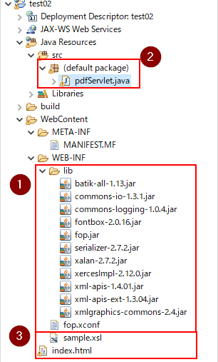 Servlet + Apache FOP で動的に PDF を作成して Web サイトに表示してみるサンプル #Java - Qiita