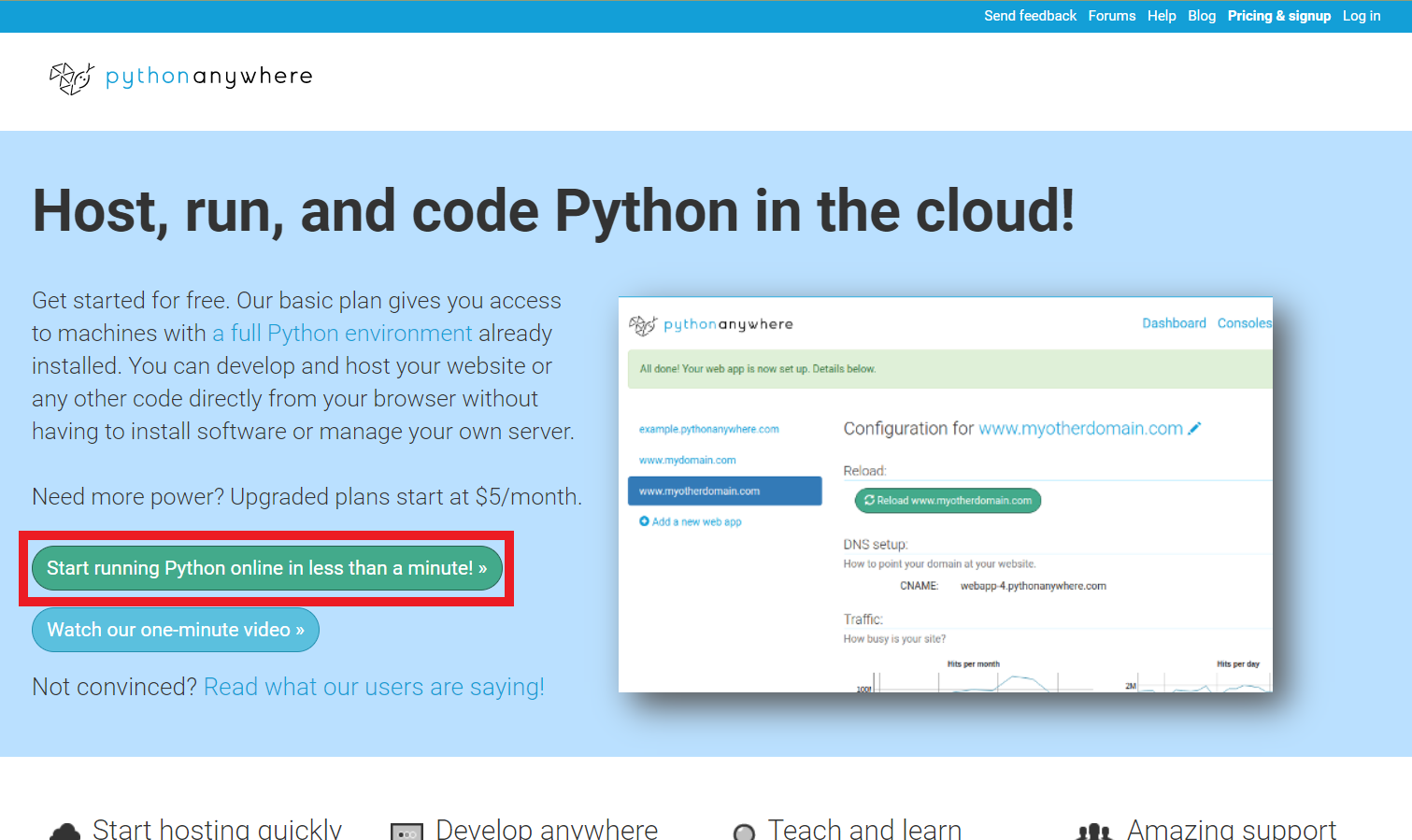 【Flask, pythonanywhere】10分でwebサイト公開（無料サーバー・広告なし・無料SSL） #Python - Qiita