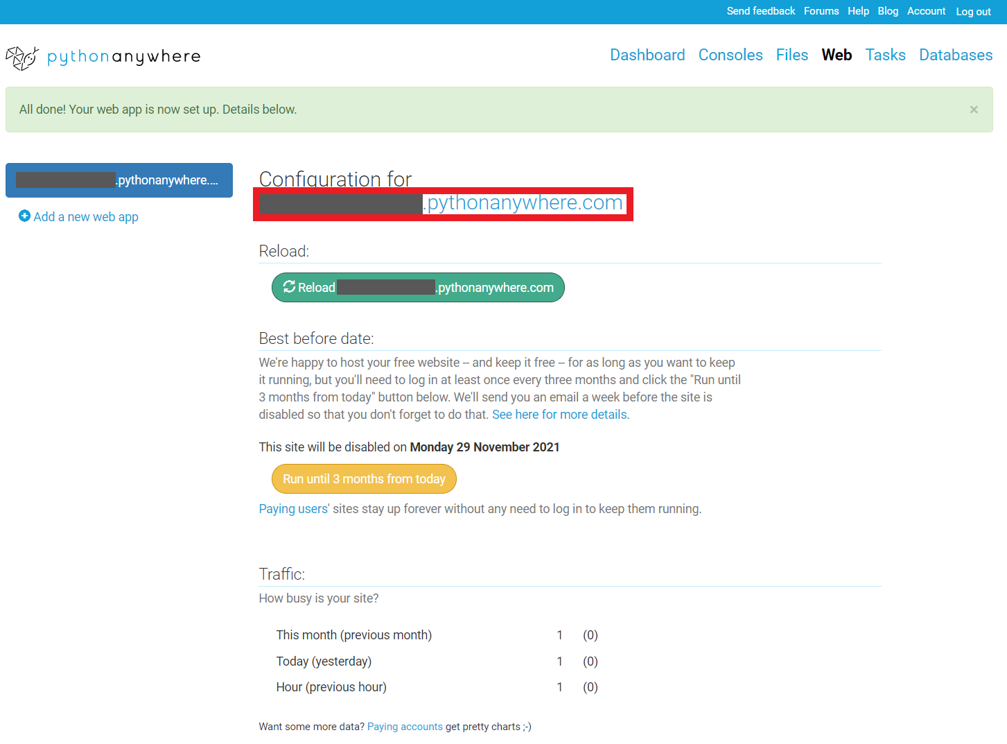 【Flask, pythonanywhere】10分でwebサイト公開（無料サーバー・広告なし・無料SSL） #Python - Qiita