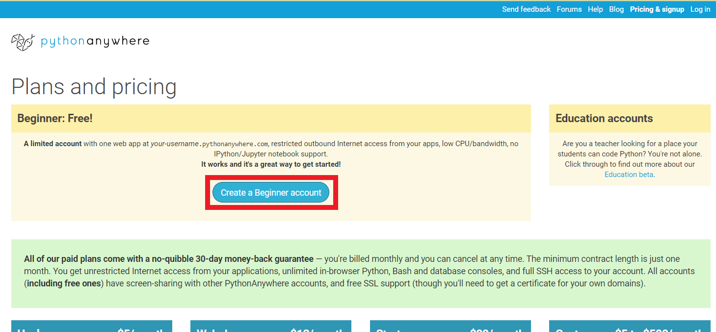 【Flask, pythonanywhere】10分でwebサイト公開（無料サーバー・広告なし・無料SSL） #Python - Qiita