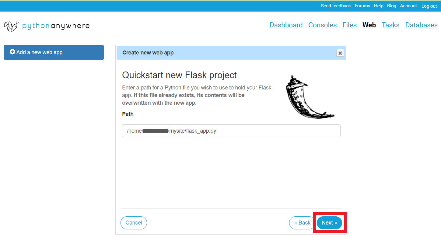 【Flask, pythonanywhere】10分でwebサイト公開（無料サーバー・広告なし・無料SSL） #Python - Qiita