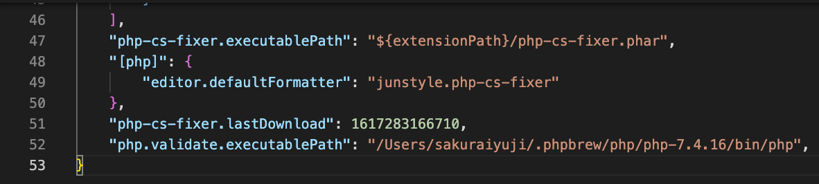 VSCodeでphp-cs-fixerが動かない場合の対処法メモ(PHP version) #PHP - Qiita