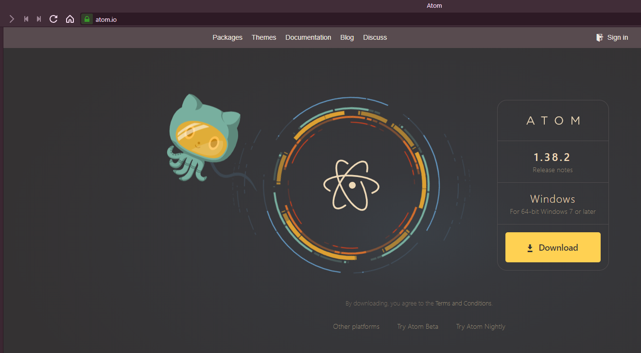 Windows10 で Atom をセットアップ #ATOM - Qiita