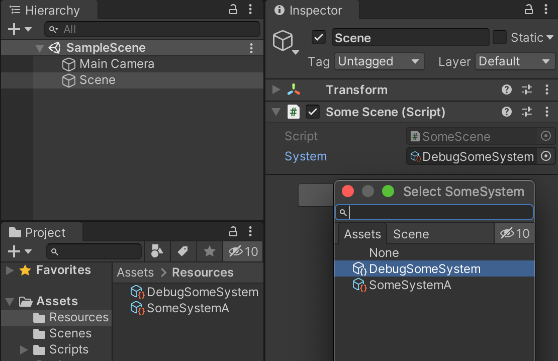 ScriptableObjectでシステム系クラスを実装する #C# - Qiita