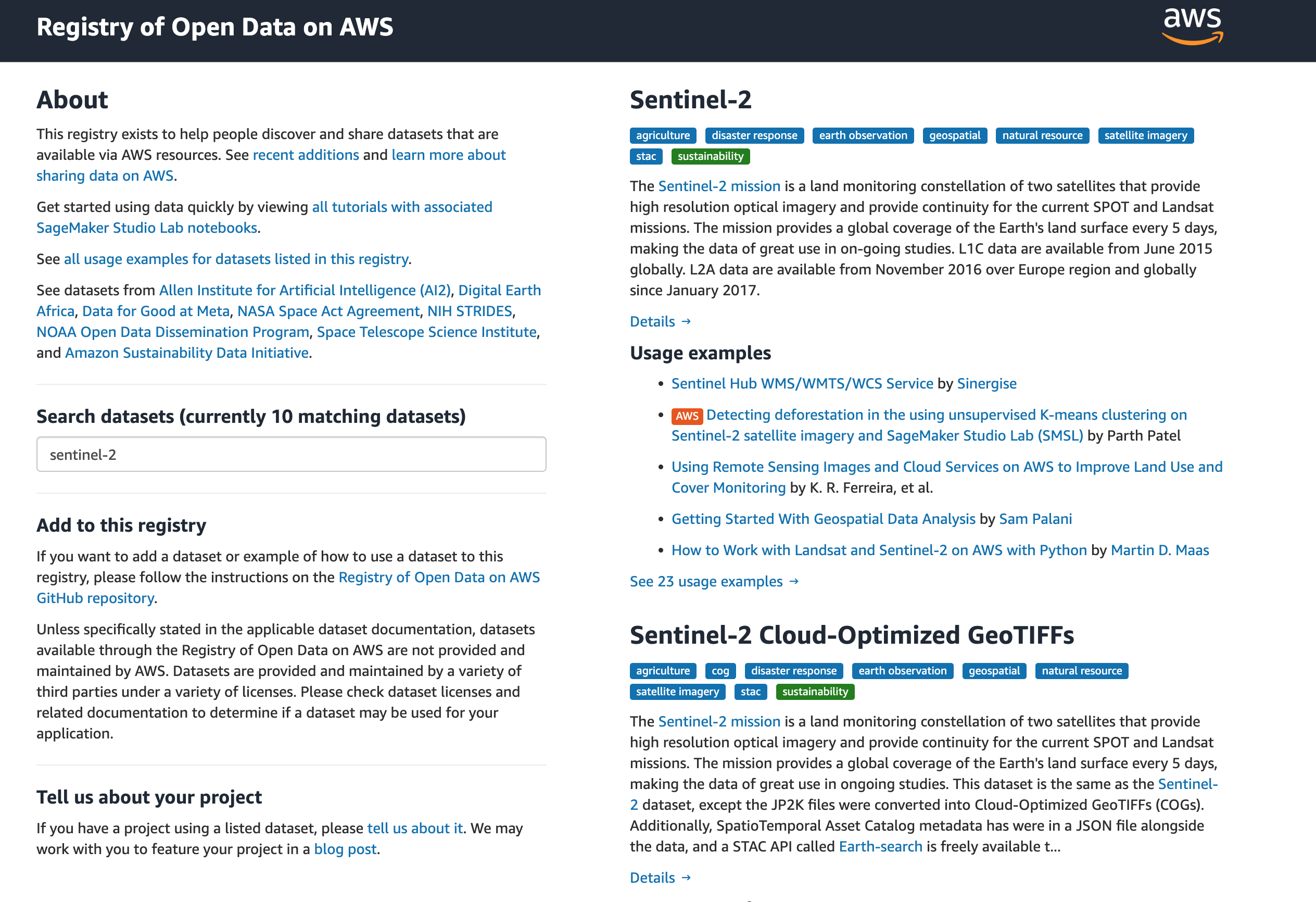 AWSのオープンデータとPythonを使って、宇宙から地球を覗いてみよう！ #Jupyter - Qiita