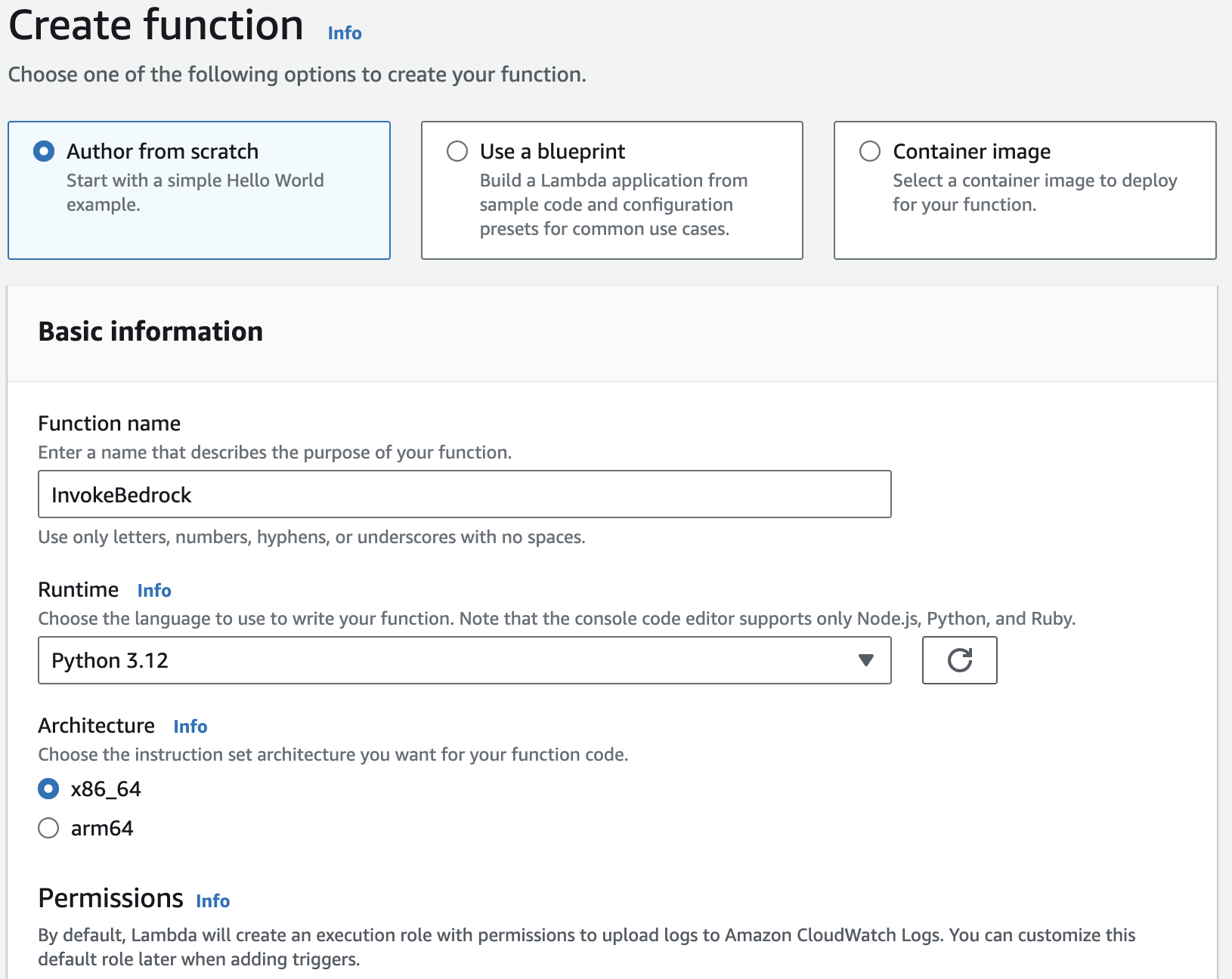 AWS LambdaでBedrock APIを呼び出す #lambda - Qiita